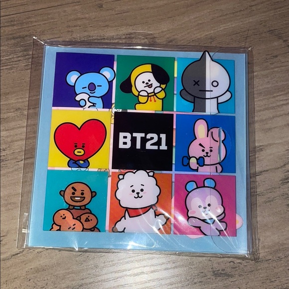 bt21 | Office | Bt2 Character Sticky Note Set | Poshmark